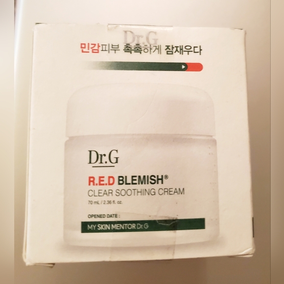 Dr G | Skincare | Dr Gs Red Blemish Clear Soothing Cream Korean ...